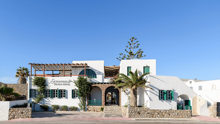 Scorpios Beach Hotel, Santorini, Greece Holidays.